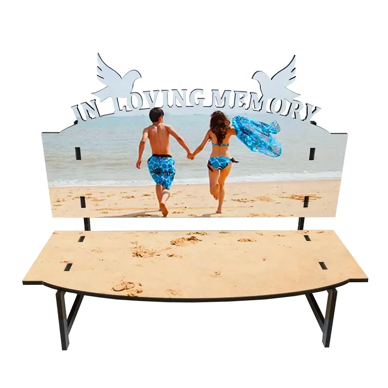 Promotional DIY Customized Logo Desktop Memorial Miss You Bench ...