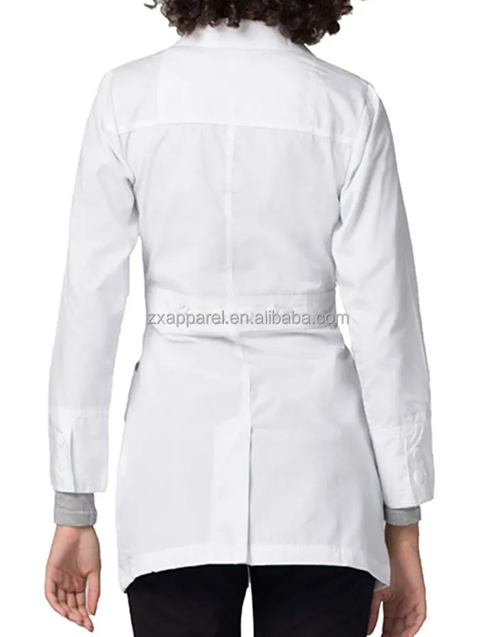 Custom Unisex Lab Coat Men Women Nurse Doctor Medical Labcoat White ...