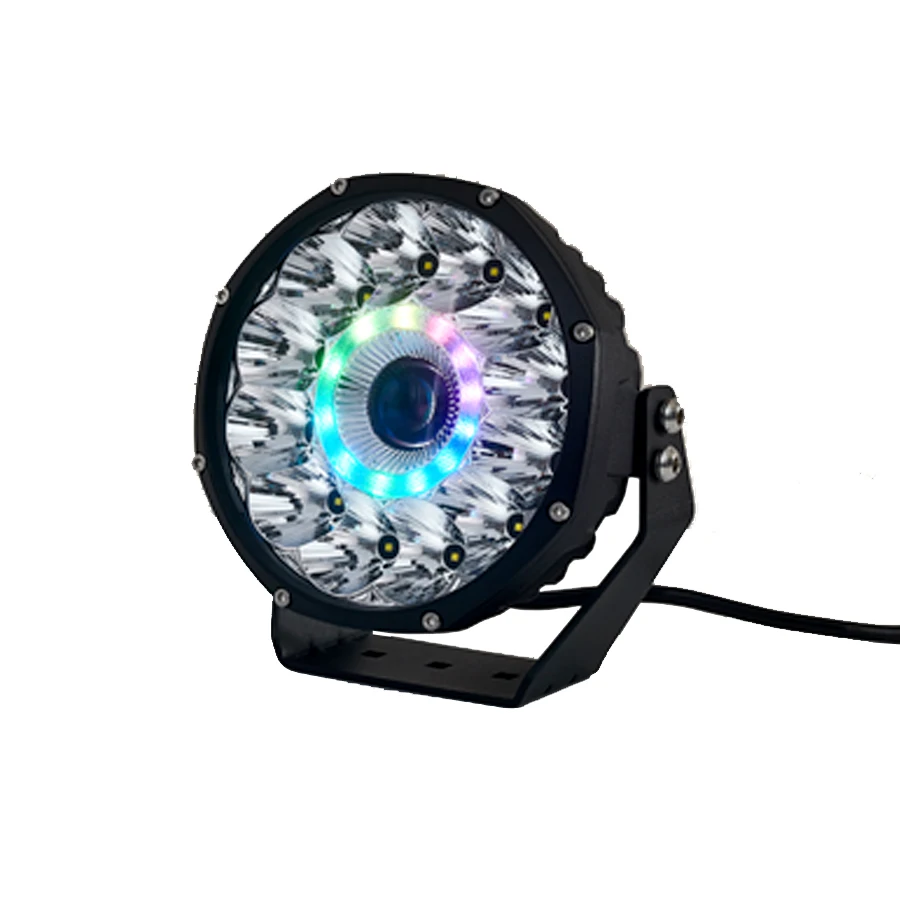 High Quality 7" Rgb Spotlight 4x4 Off Road Led Work Pods Driving Lights ...