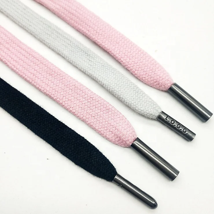 Custom Design Printed Logo Hoodie Drawstrings - Eco-friendly