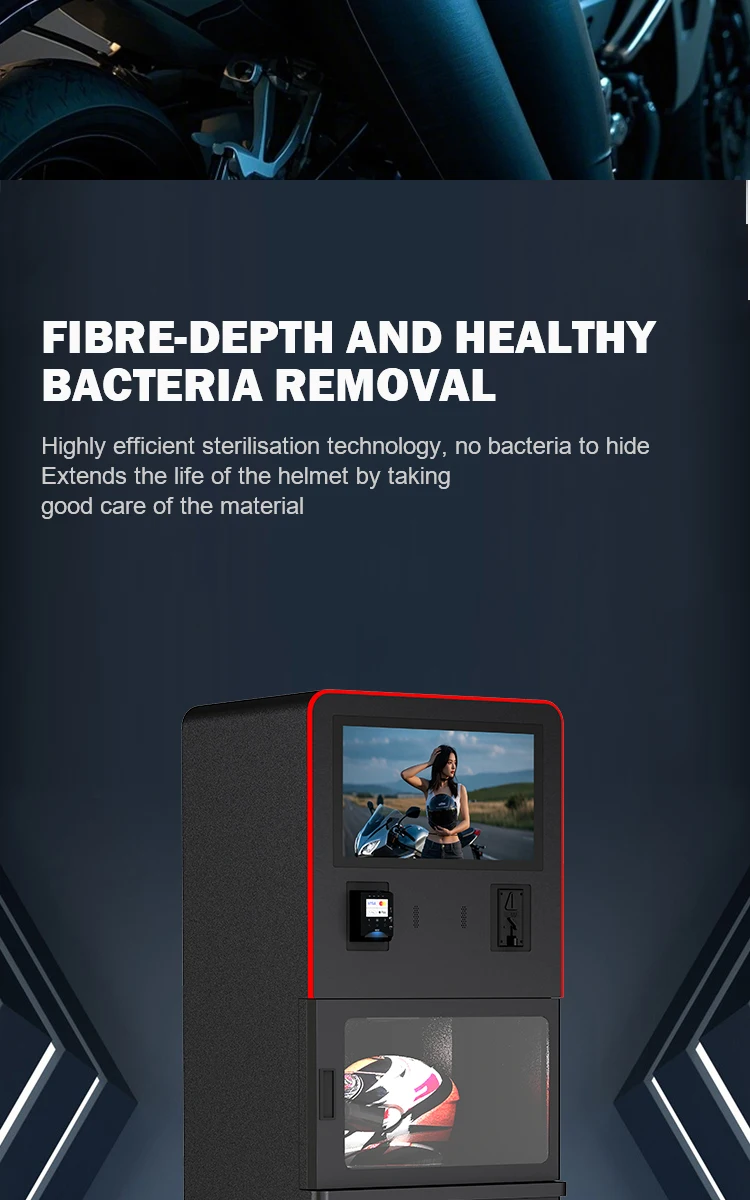 DKM Motorbike Helmet Cleaner - Sanitation Steam Vending Machine