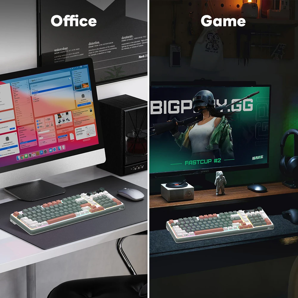 RK Royal Kludge RKS98 - 98 Key RGB Wireless Mechanical Keyboard