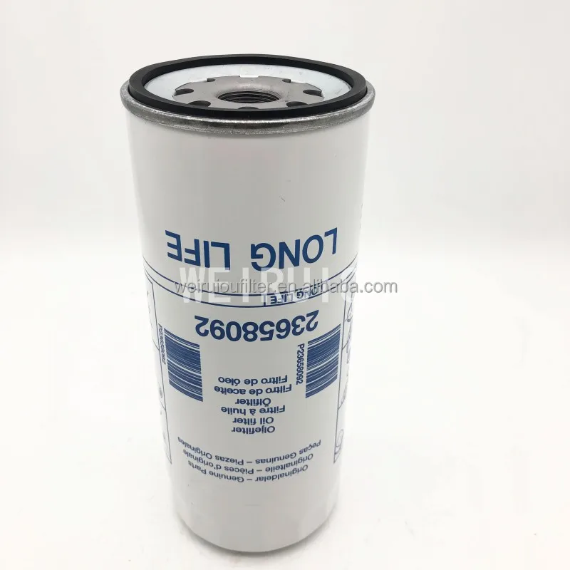 Truck diesel engine oil filter P550519 23658092| Alibaba.com