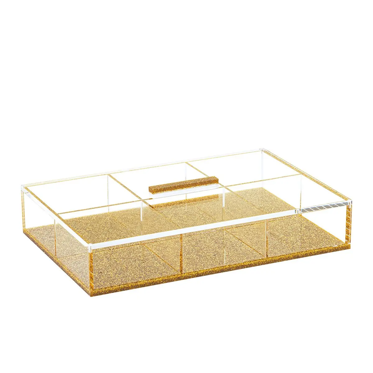 Judaica Lucite Tea Caddy Jewish 3 Compartments Acrylic Custom Logo ...