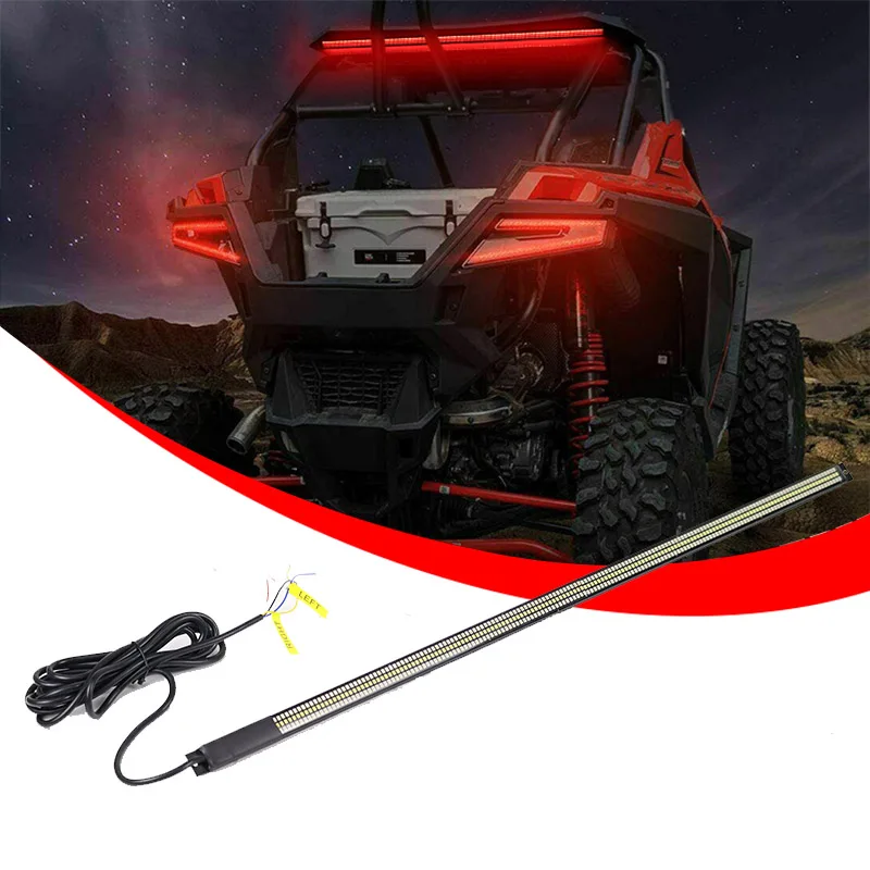 Rear Led Red Light Bar 27 Inch Strobe Lights,Red Brake White Reverse ...