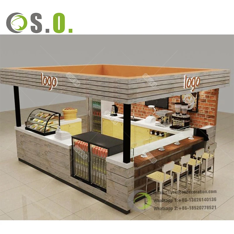 Custom Modern Milk Tea Store Interior Decoration