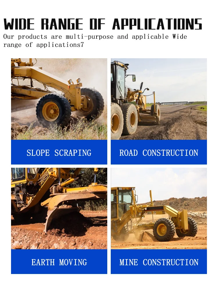 High Efficiency Grader Pavement Machinery for Farms & Construction