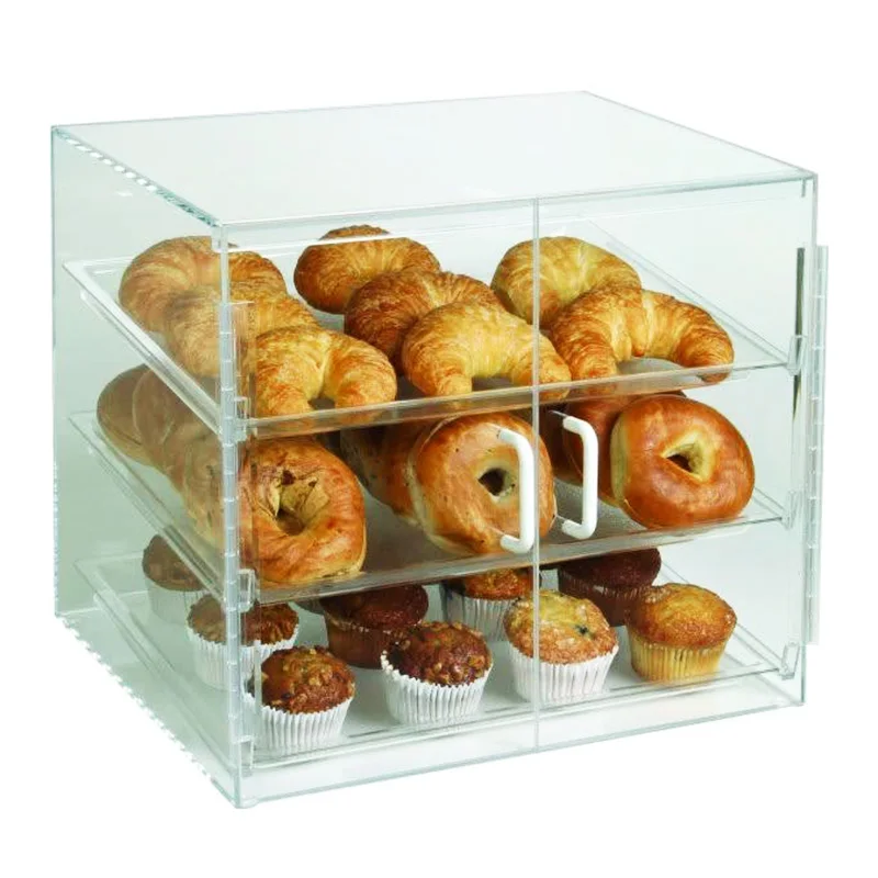 3-tier Acrylic Bakery Display Case - Fashionable & Eco-friendly