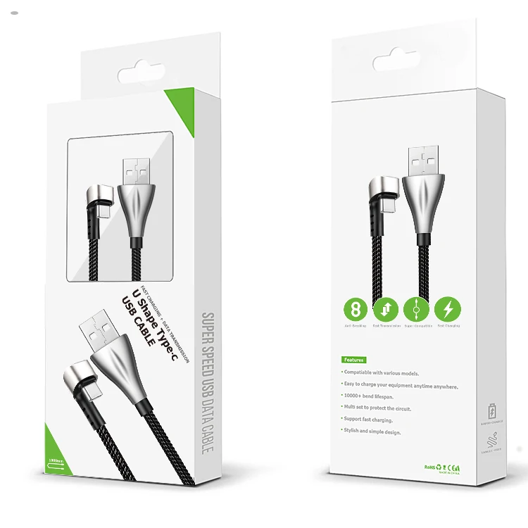 Focuses Factory Original U Shape Zinc Alloy Fabric Braided Mobile Phone ...