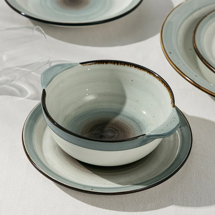 Pito Horeca Luxury Glazing Decorative Dish Plates Utensils Ceramic ...