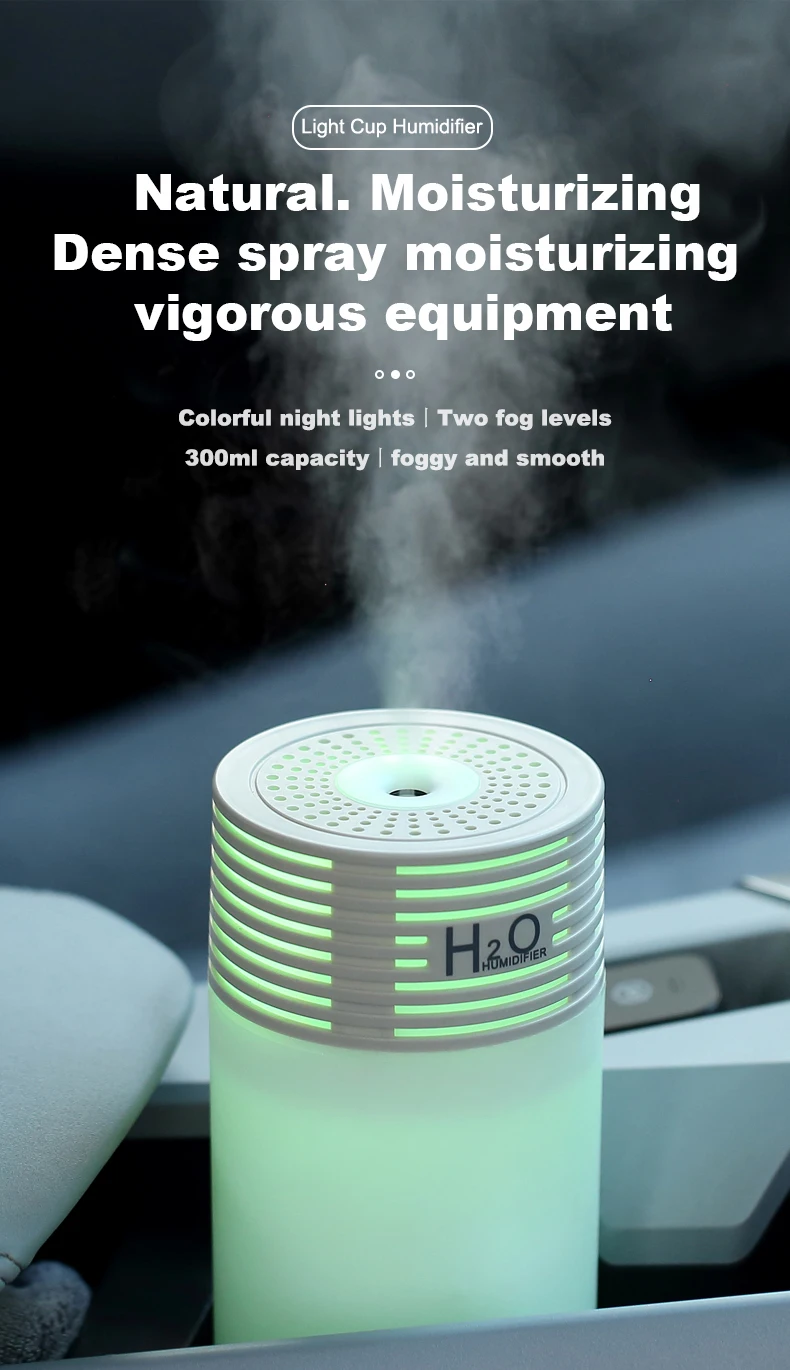 Automatic Nano Mist Car Ultrasonic Humidifier Usb Portable Cup Air ...