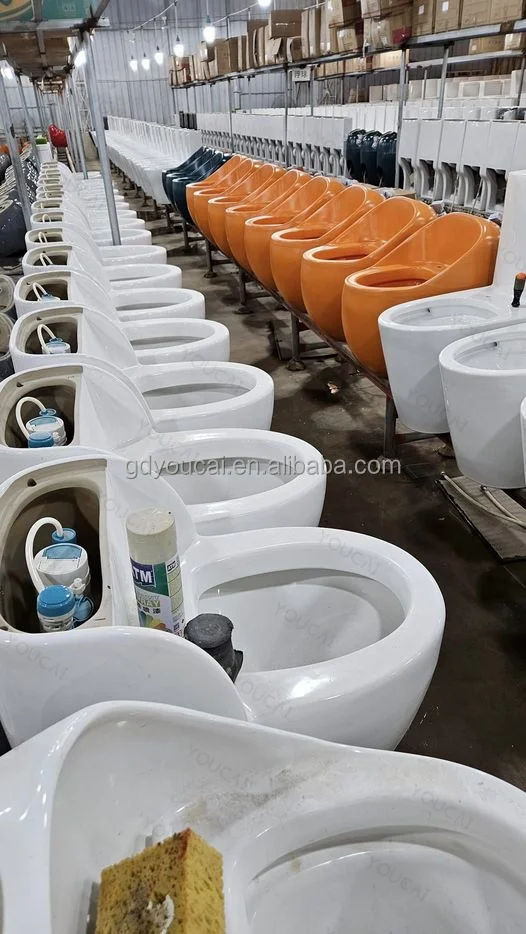 White Marble Gold Toilet Bowl Ceramic Toilette Marble Design Toilet ...