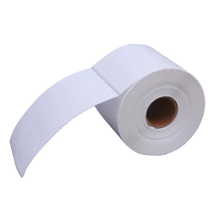 500 Sheets Roll 4x6 102x152 Semi-gloss White Printable Self Adhesive ...