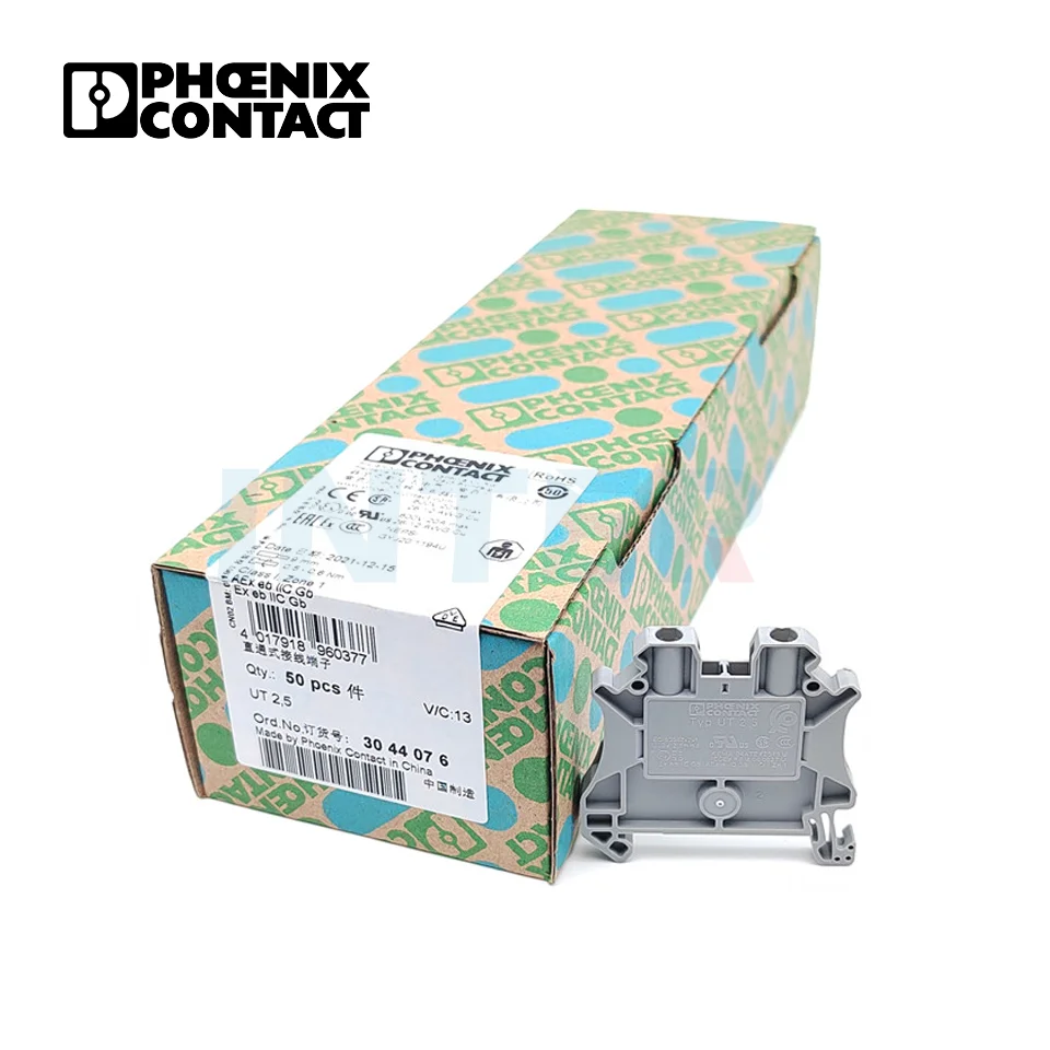 3044076 UT 2,5 UK universal modular Feed-through terminal block Din ...