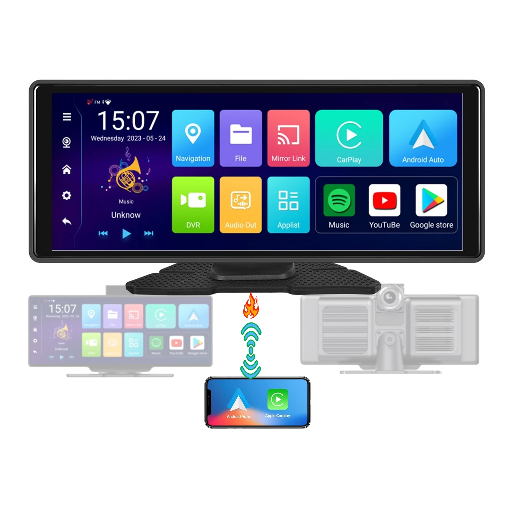 Zmecar PND 10.26" Smart Screen Android Car Radio Stereo Android Auto ...
