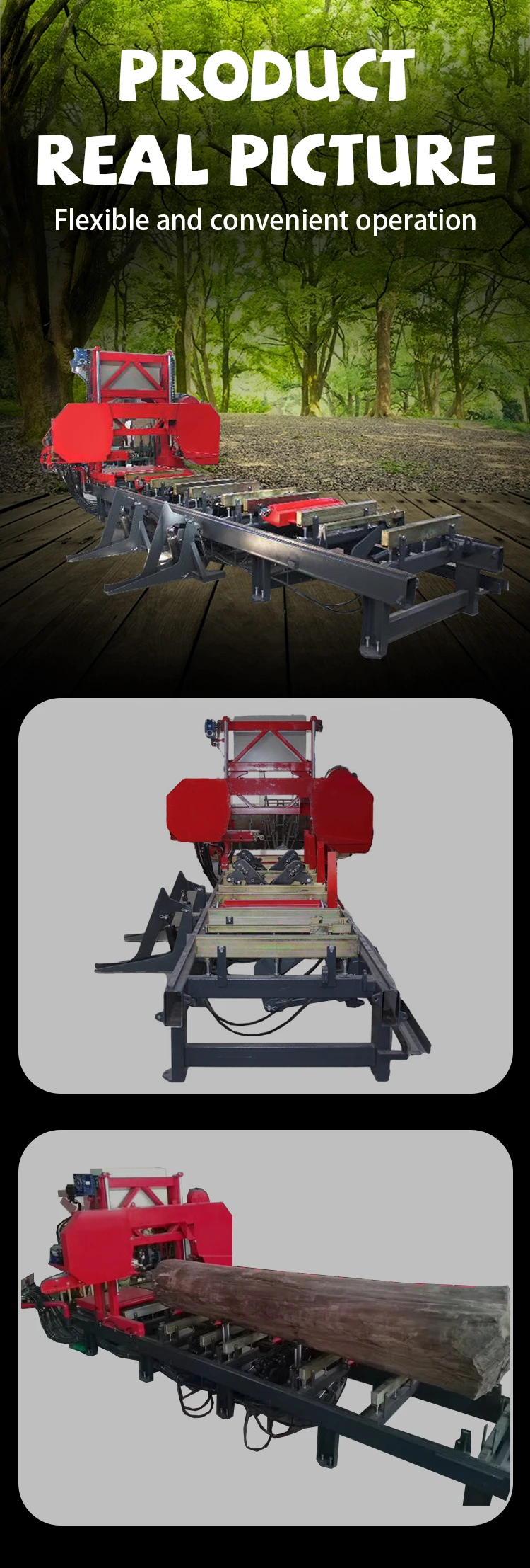 High Quality Swing Blade Sawmill Table Saw Wood Cutting Machine ...
