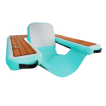 Floating Dock Boat Water Platform Luxury Motorized Lounge Chair Floats ...