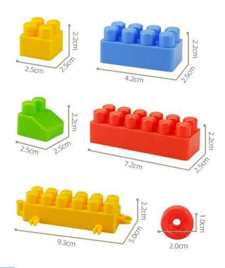 Children's Large Particle Educational Early Childhood Diy Plastic ...