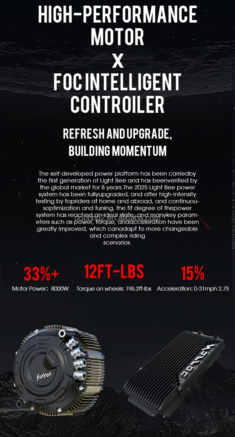 Surron Light Bee X - Electric Dirt Bike with Max Speed 80km/h