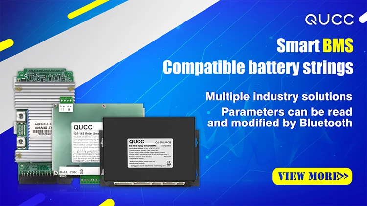 Qucc 6s 8s 500a Relay Smart Bms 24v Uart Bt Rs485 Can Precharge Battery ...