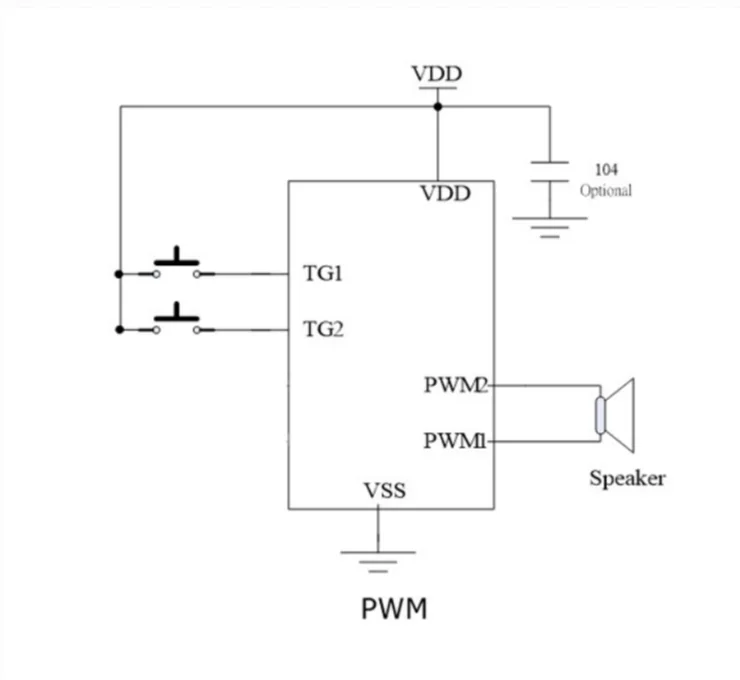 Otp Voice Chip Ic 10/20/30/40/80 Second Integrated Circuit Electronic Music Chip Voice Ic - Buy ...