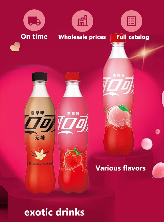 Wholesale Coca-cola Sprite Fanta Soft Drinks 500ml Carbonated Beverages ...