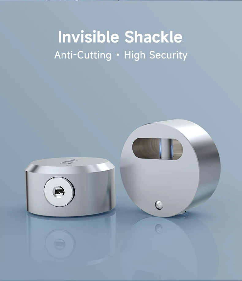 MK618 Anti Theft Van Trailer Container Pad Round Puck Lock Hasp