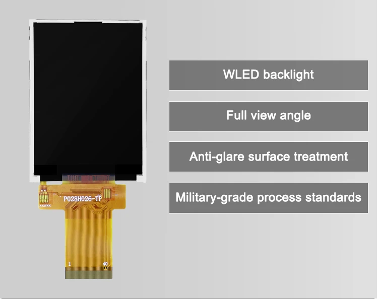 Polcd 2.8 Inch TFT LCD Display - 240x320 QVGA Color Screen