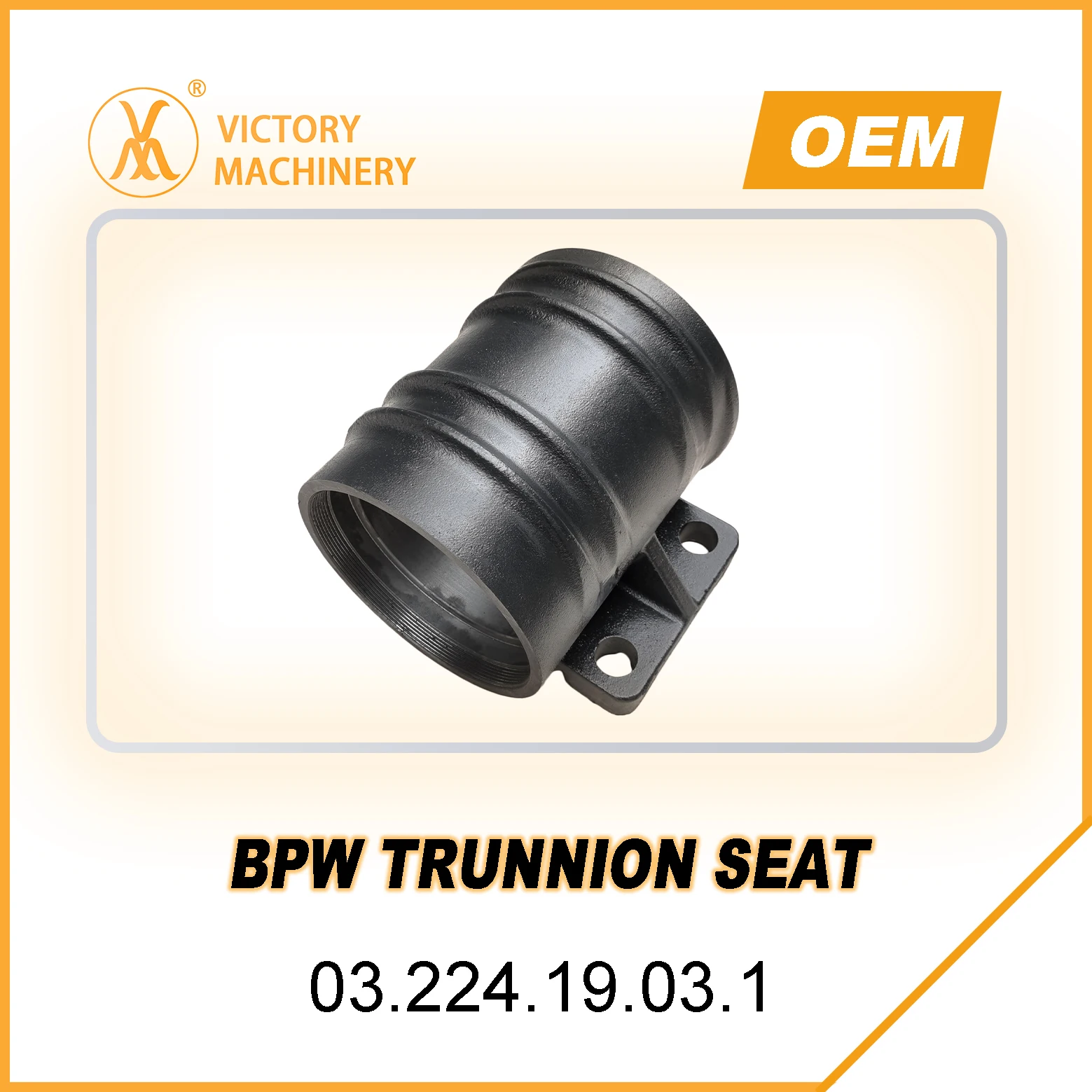Six Spoke Wheel Hub for BPW Trailer Parts Replacement | Durable Iron ...