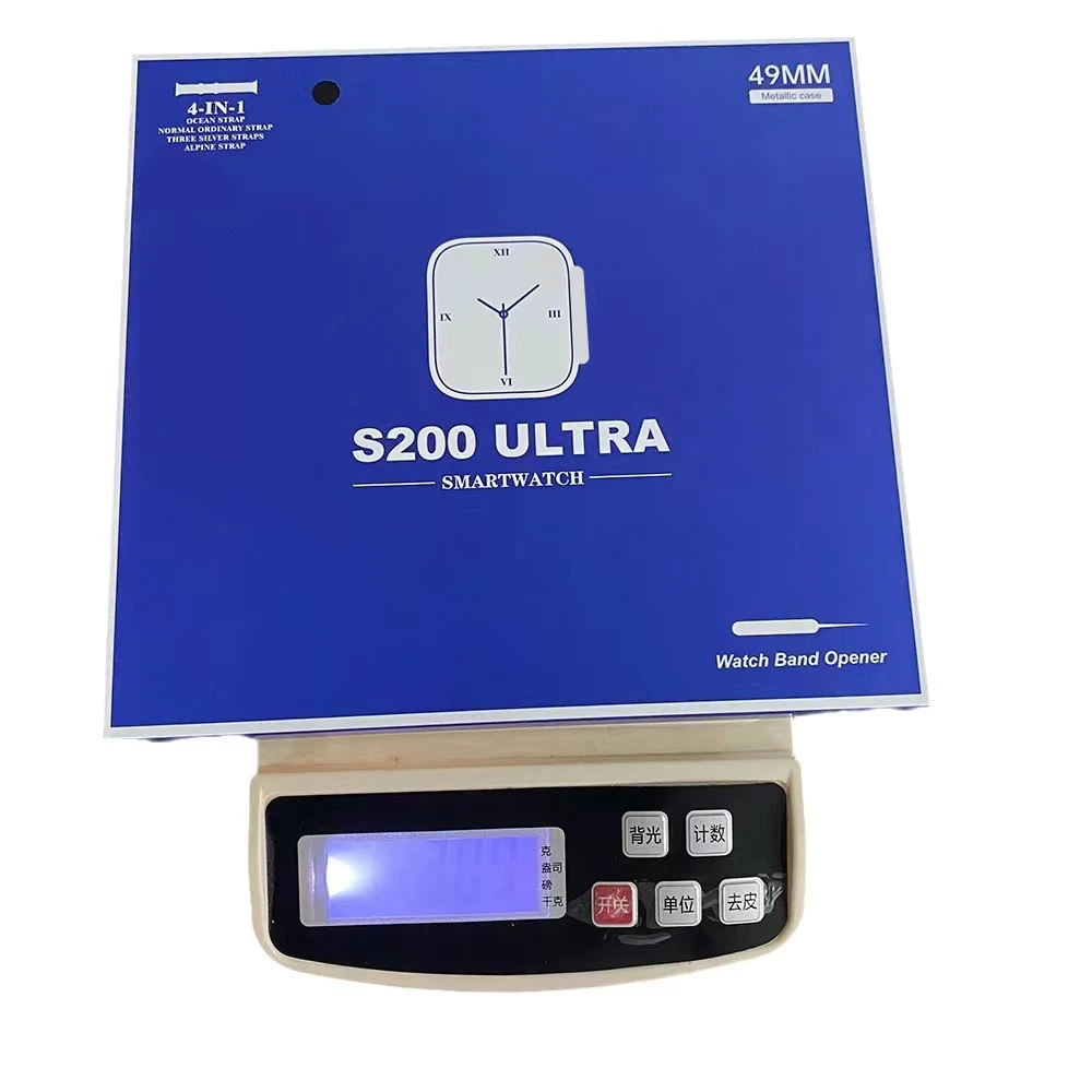 2023 Newest S200 Ultra Smart Watch Ultra 2 With 4 Watch Straps Social ...