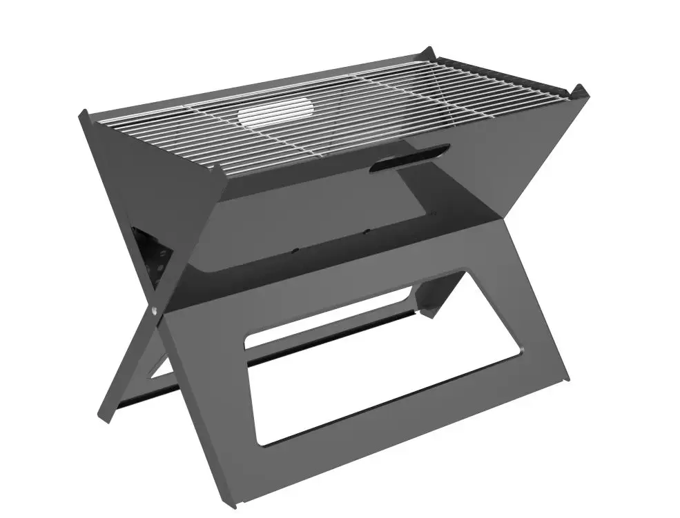Thickened Family X-shaped Barbecue Grill Frame Outdoor Home Barbecue ...