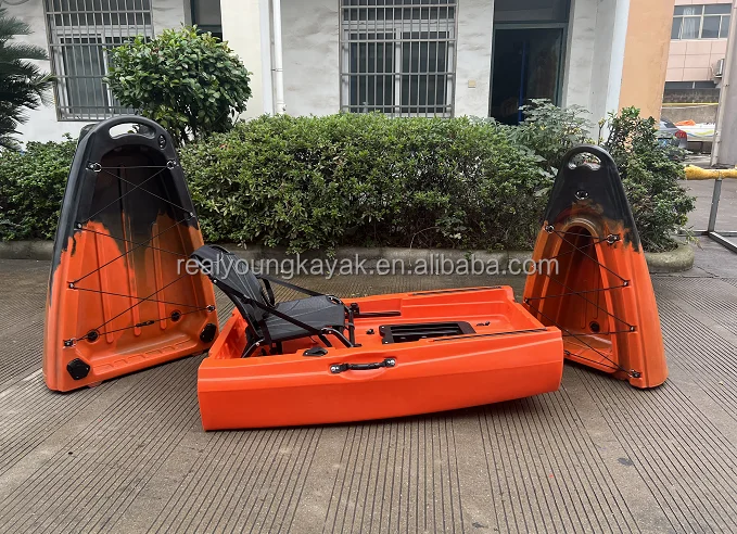 Lightweight Modular Fishing Kayak for Ocean Waters - 1 Paddler ...