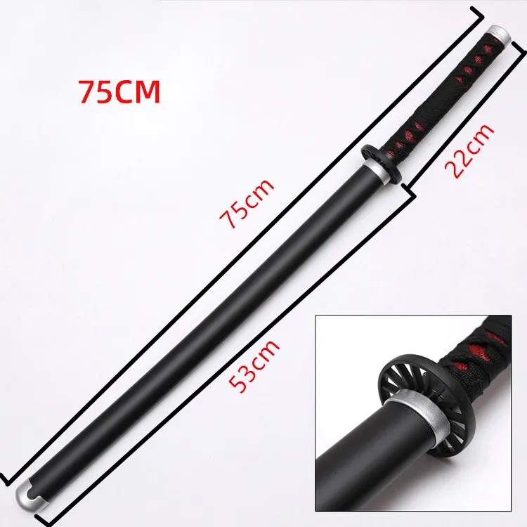 Cosplay Demon Slayer Metal Sword Large Size Anime Samurai Sword Alloy ...