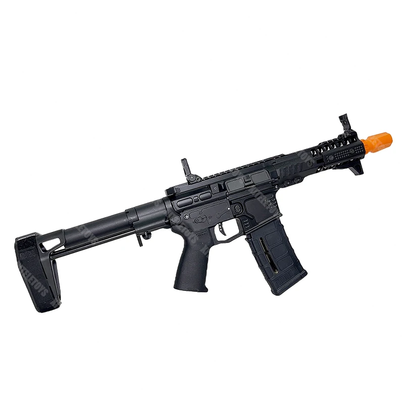 Nylon Slr Assault Rifle Metal Gear Electric Splatter Gel Ball Blaster ...