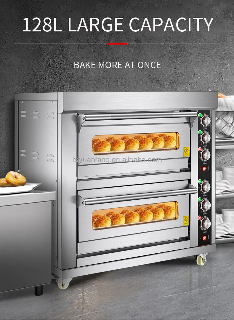 Factory Outlet Commercial Gas Cake Bread Pizza Oven Bakery Equipment ...