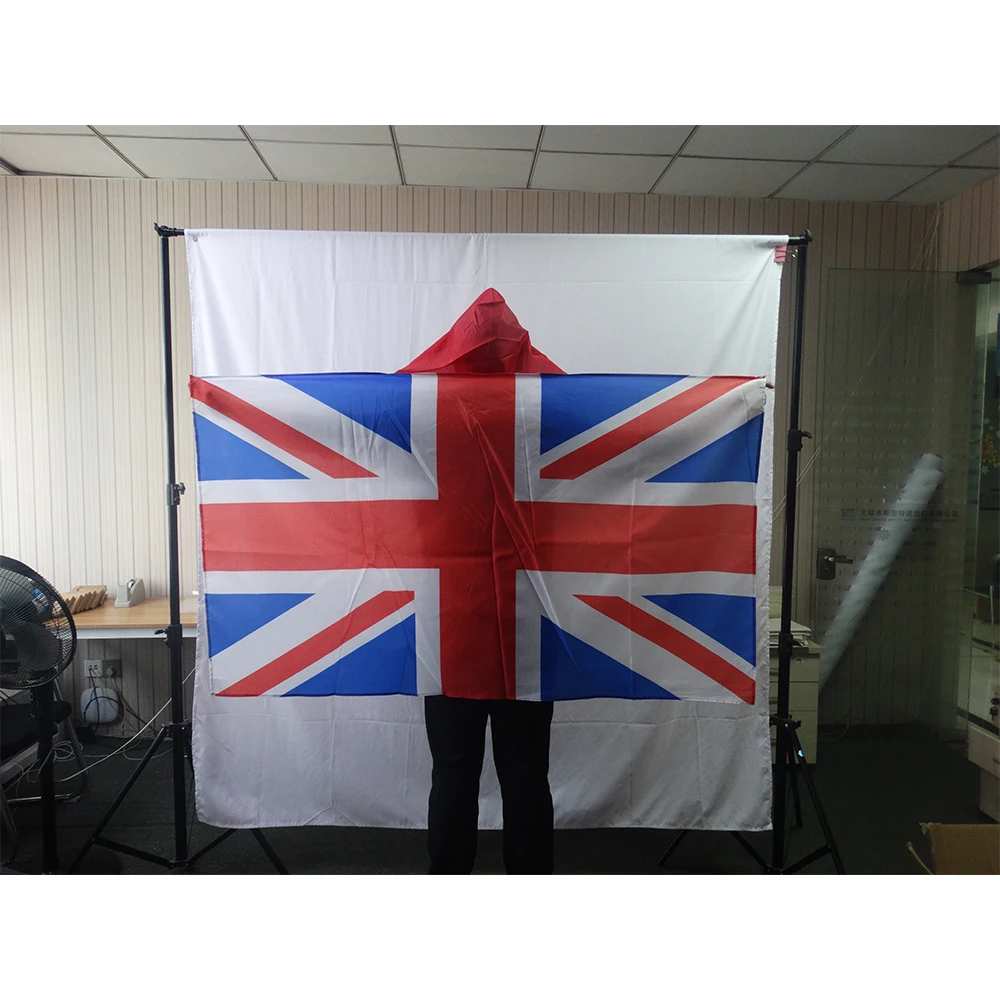 150x90cm Custom Size Logo Cheering Fan Cape Body Flag Uk Federal States ...