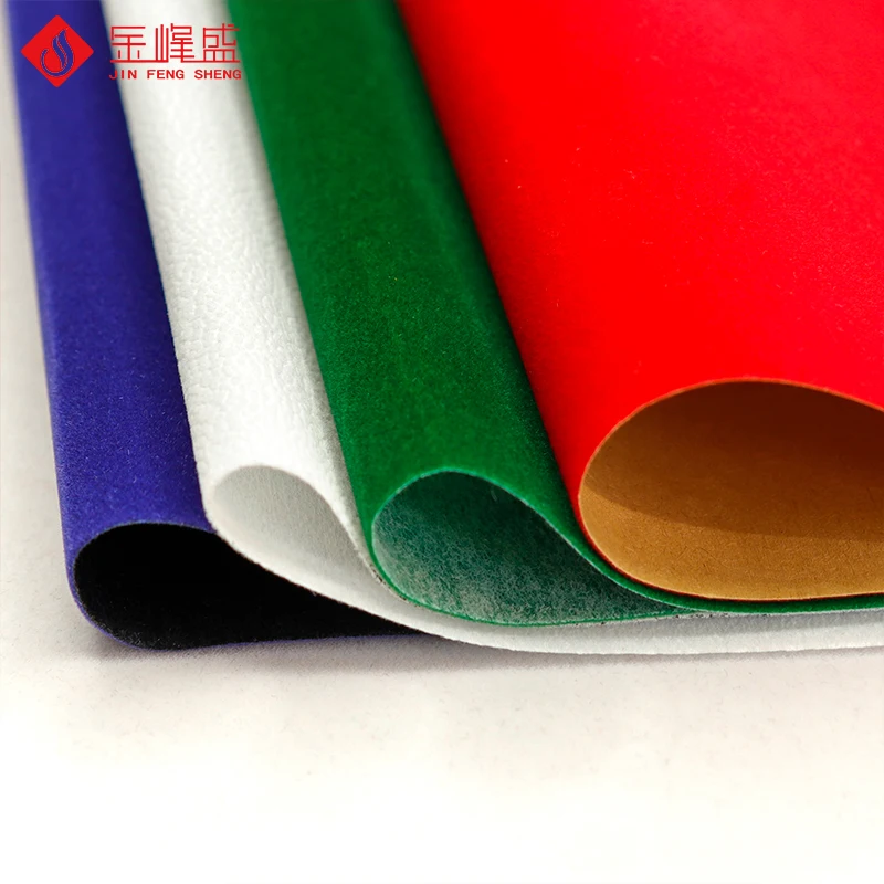 Short Pile Flocking Fabric Flock Self Adhesive Velvet Fabric Red ...