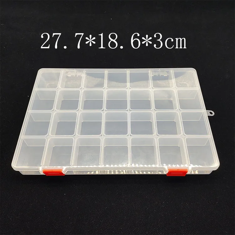 Plastic Adjustable Compartments Storage Container With Removable ...
