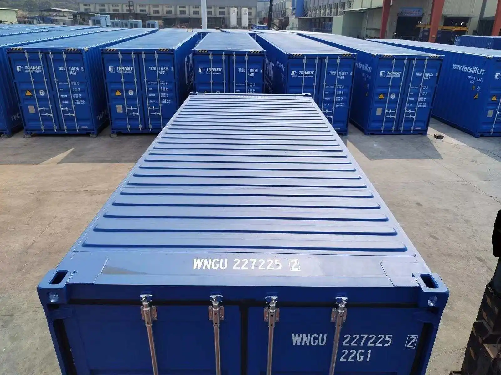 40HC Container Open Side With 4 Doors Container Oversea Cargo Shipping ...