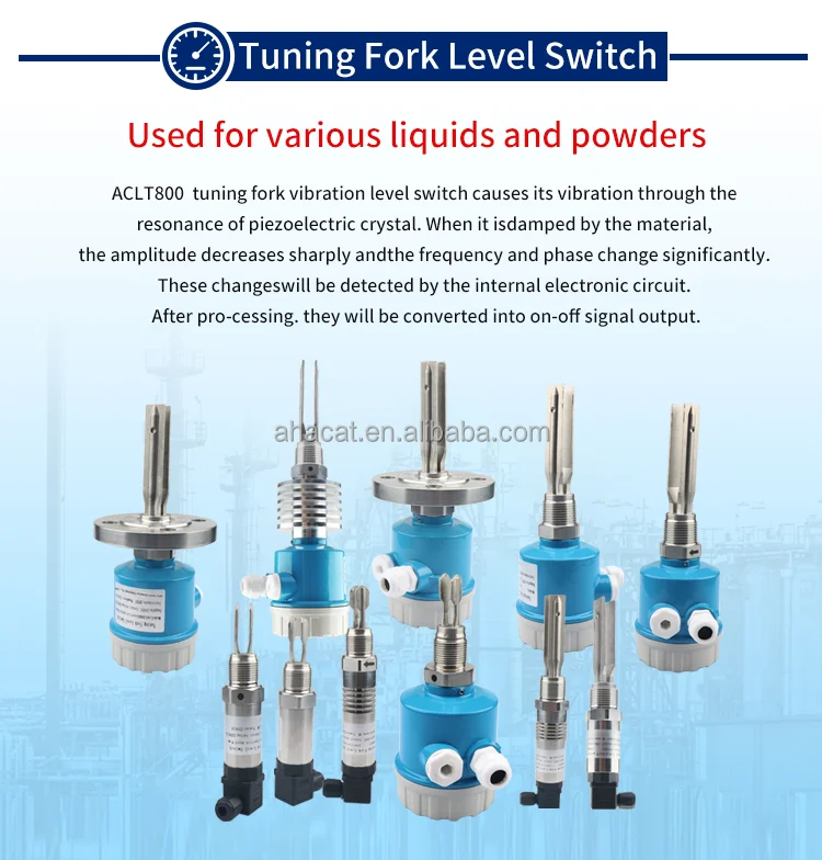 Explosion Proof Vibrating Tuning Fork Level Switch Pnp Relay Ss316l Anti-corrosion Water Liquid ...