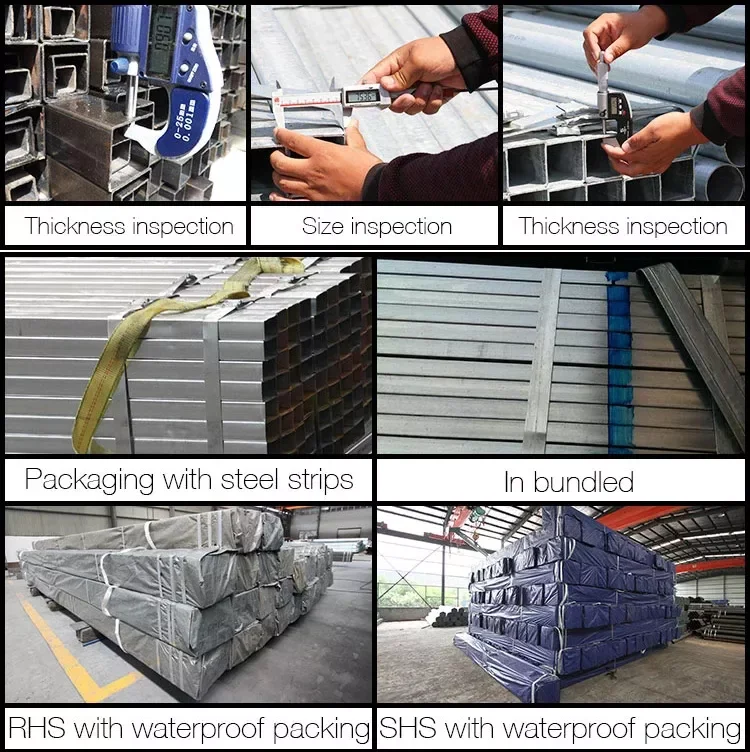 100x100x5 Surface Roughness Welded S275 Square Tubular Pipe