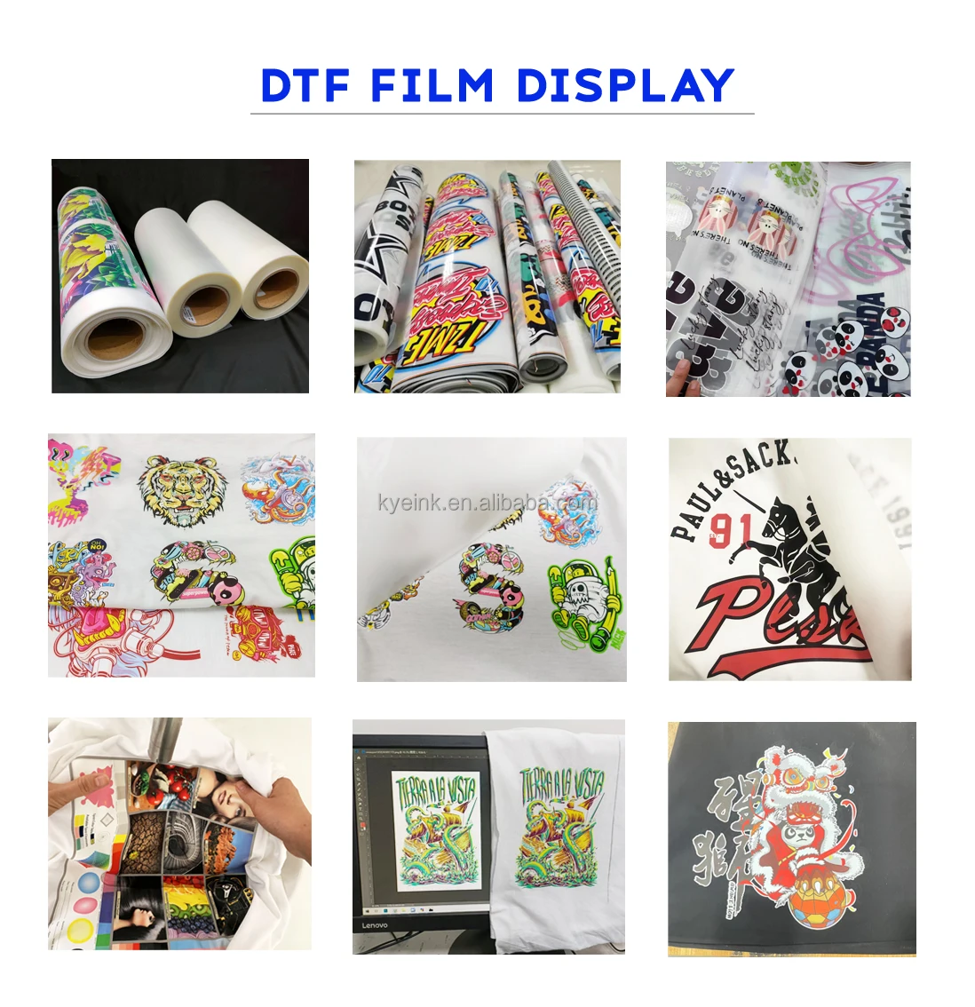 Dtf Film Roll 60 Cm Hot Peel Glossy Matt Double Sided Film Press Dtf ...