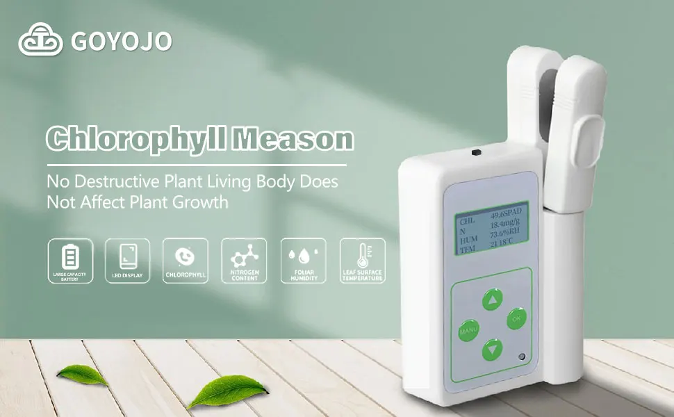 GYJ-C Chlorophyll Analyzer Leaf Temperature and Humidity Meter with USB ...