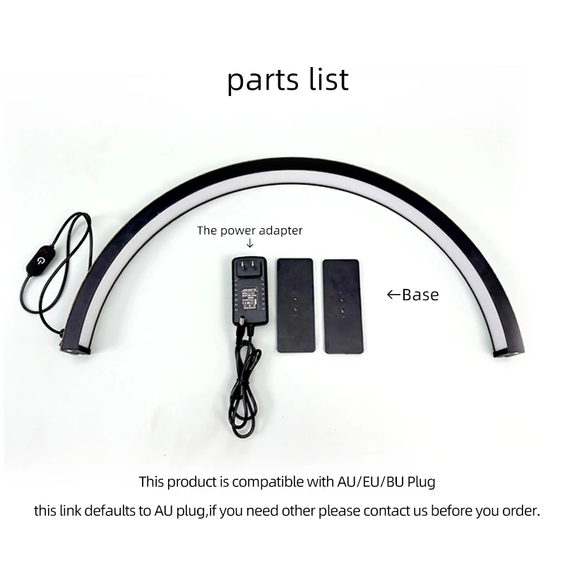 Iphf Nail Art Half Moon Ring Light Half Moon Lamp Half Moon Led Light ...