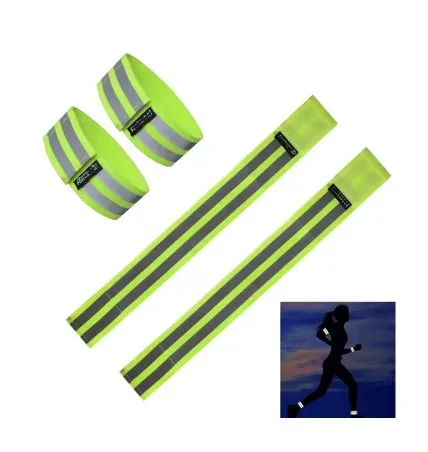 Reflective Bands Slap Bands High Visibility Reflective Wristband Ankle ...