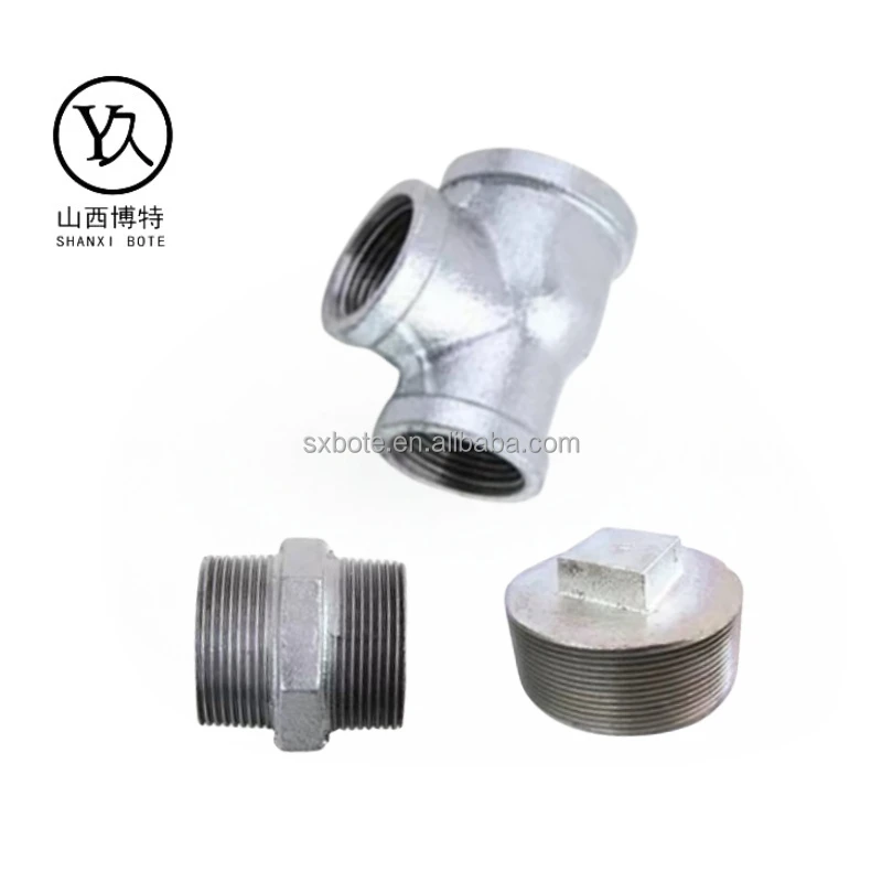 Hot Dipped Gi Plumbing Material Galvanized Fm Hot Dipped Electro Galvanised Malleable Iron Pipe ...