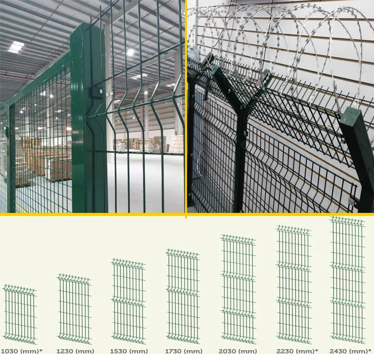 3D Curved Welded Wire Mesh - Durable Outdoor Decorative Fence