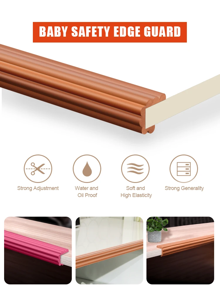 Baby Proofing Shelf Edge Protectors - Child Safety Bumps