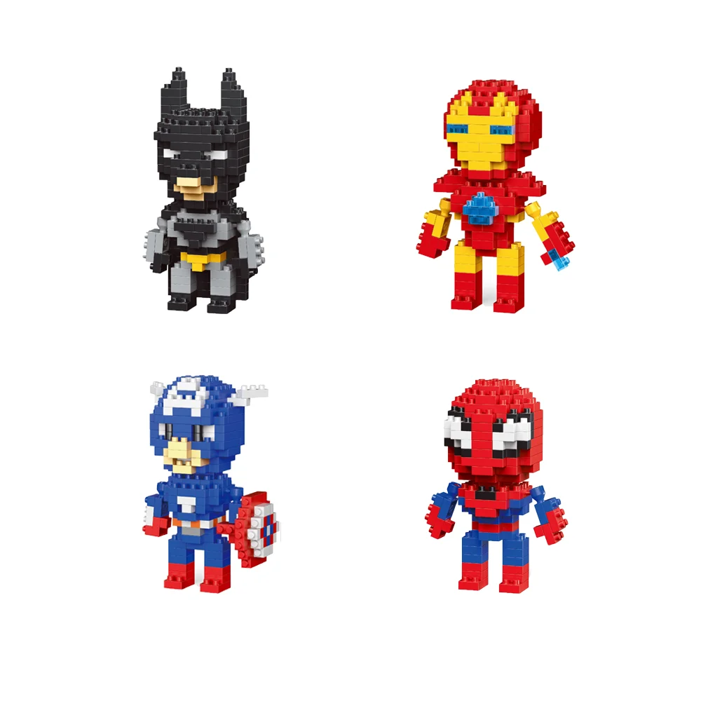 2024 Diy New Cartoon Characters 3d Puzzle Mini Building Blocks Set Nano ...