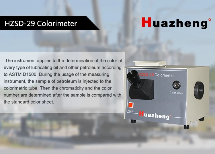 Astm D1500 Colorimetro Color De Aceite De Transformador De Medidor De ...